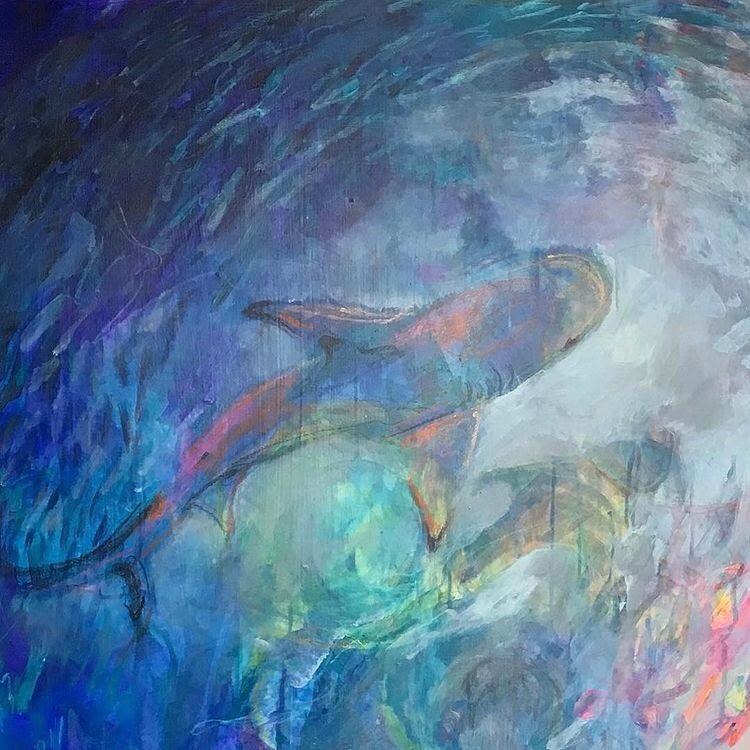 The story behind the painting "Circling" – GRACE MARQUEZ STUDIO